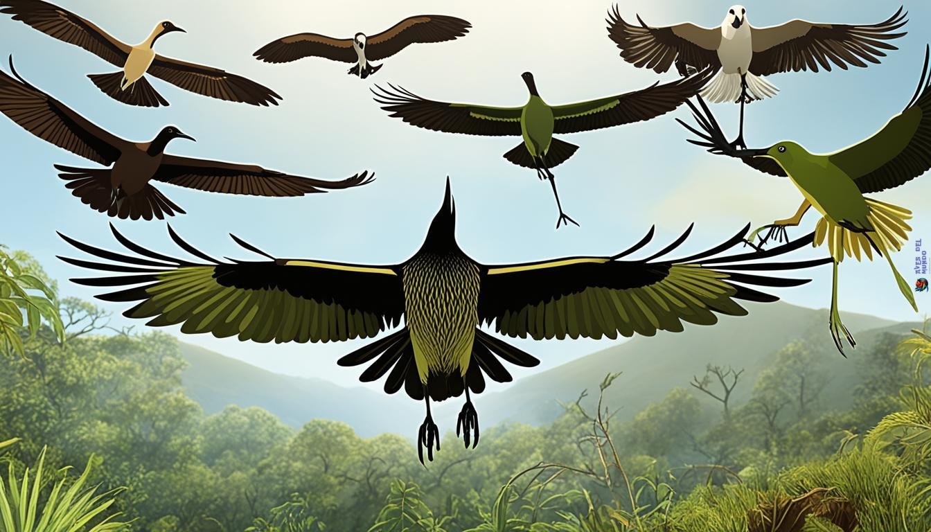 Why can't kiwi birds fly and what other birds share this characteristic?