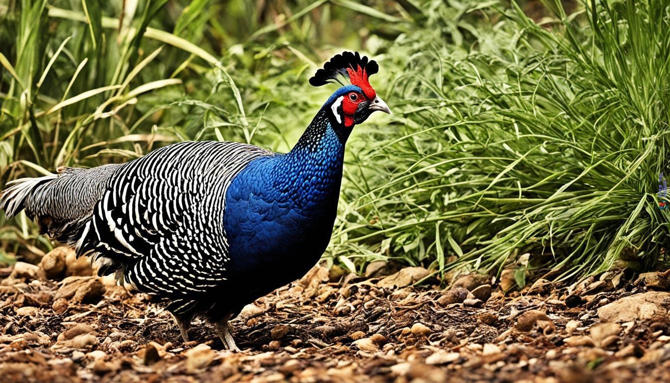 How do guinea fowl interact with other members of their species?