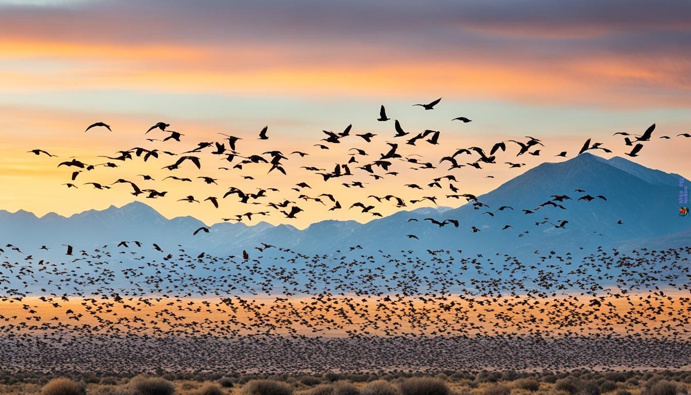 Which birds travel greater distances and why?